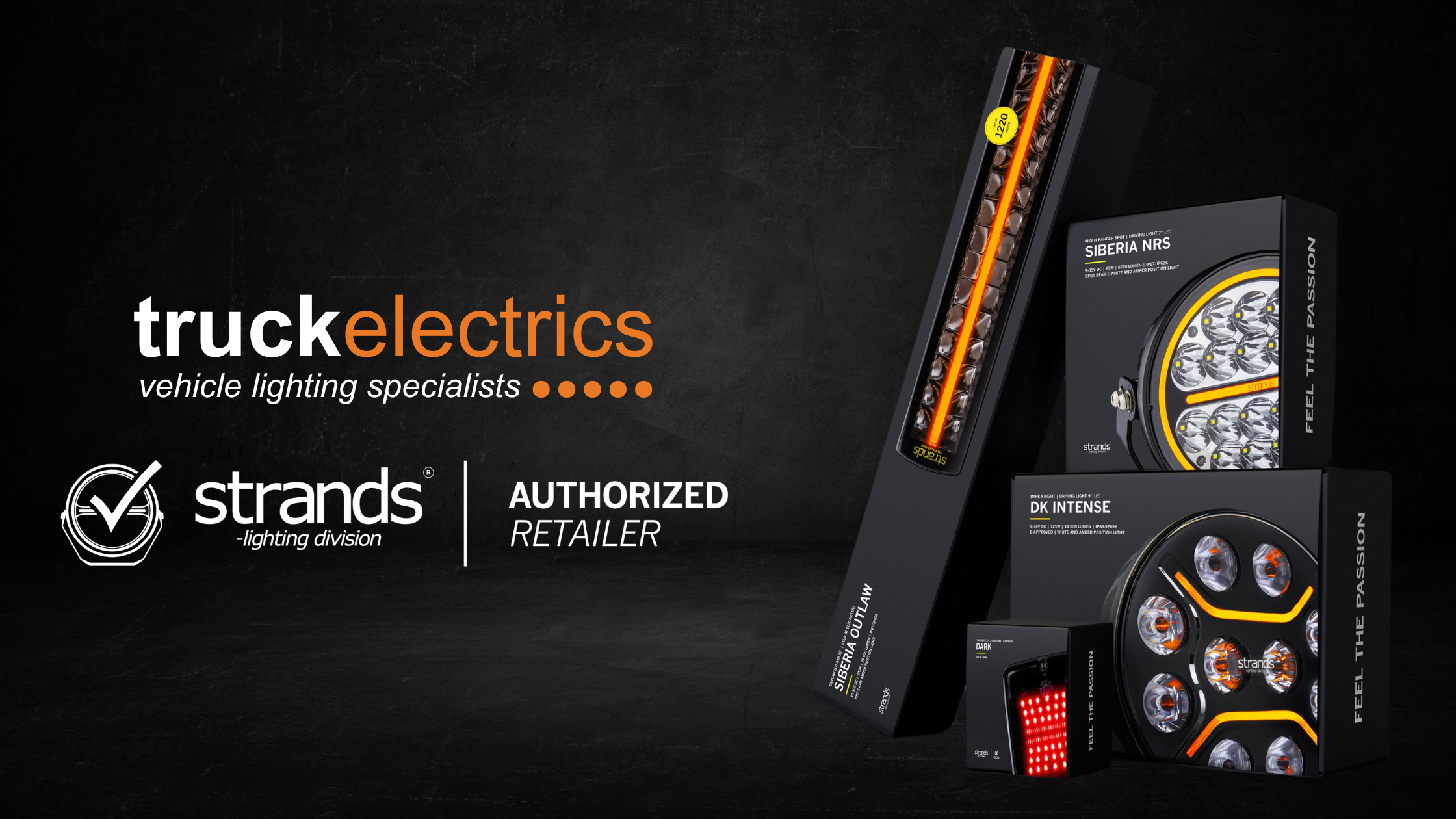 Strands LED Light Bars & Spot Lights at Truck Electrics