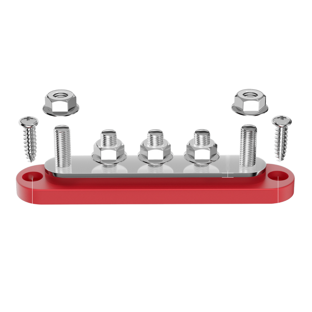 Buy 150A Busbar with 5 Stud M8 Terminals & Cover Wholesale & Retail ...