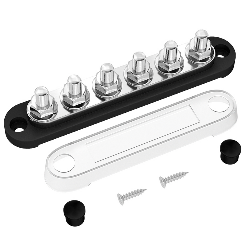 150A Busbar with 6 Stud (M8) Terminals & Cover| Wholesale, Retail ...