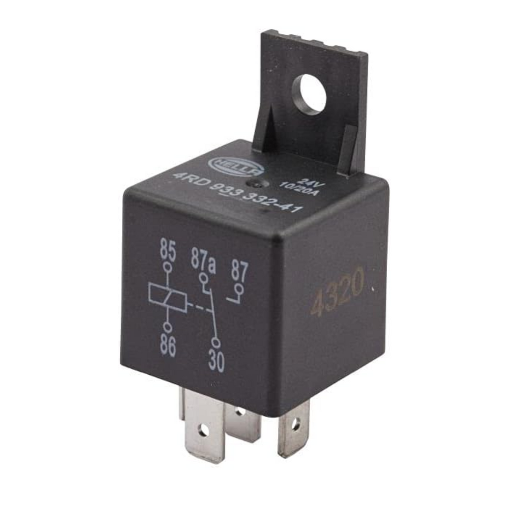Automotive Relay Hella 933332681 Relay Mini Iso 5 Pole 24V Spdt Dio Bkt ...
