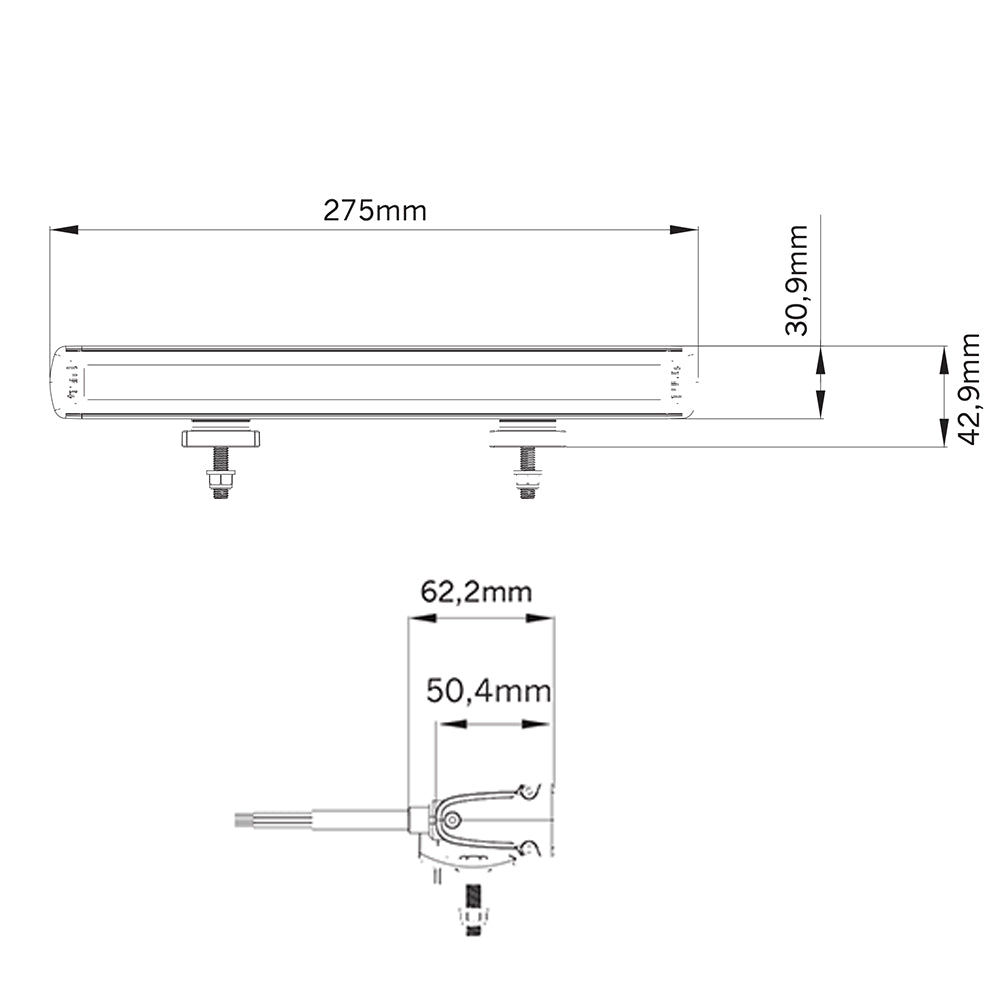 Buy Strands Low Rider Position Light with Hazard Warning Strobe / 10"
