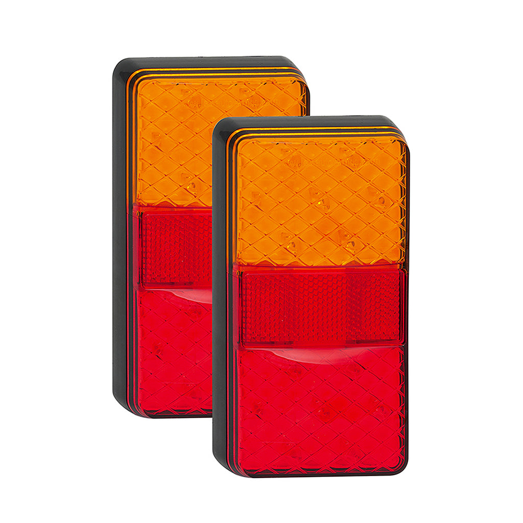 Buy LED Autolamps Rear LED Combination Lamp Kit / Pack of 2 Lamps ...