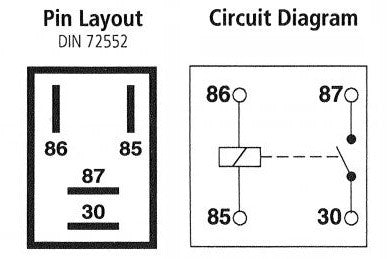 Buy 12V 40A Micro Relay / 4 Pin Wholesale & Retail, Ireland & UK