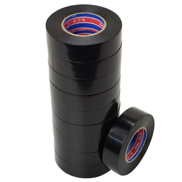 19mm X 20m Insulating Tape 10 Rolls 10 Rolls PVC Electrical Insulation ...
