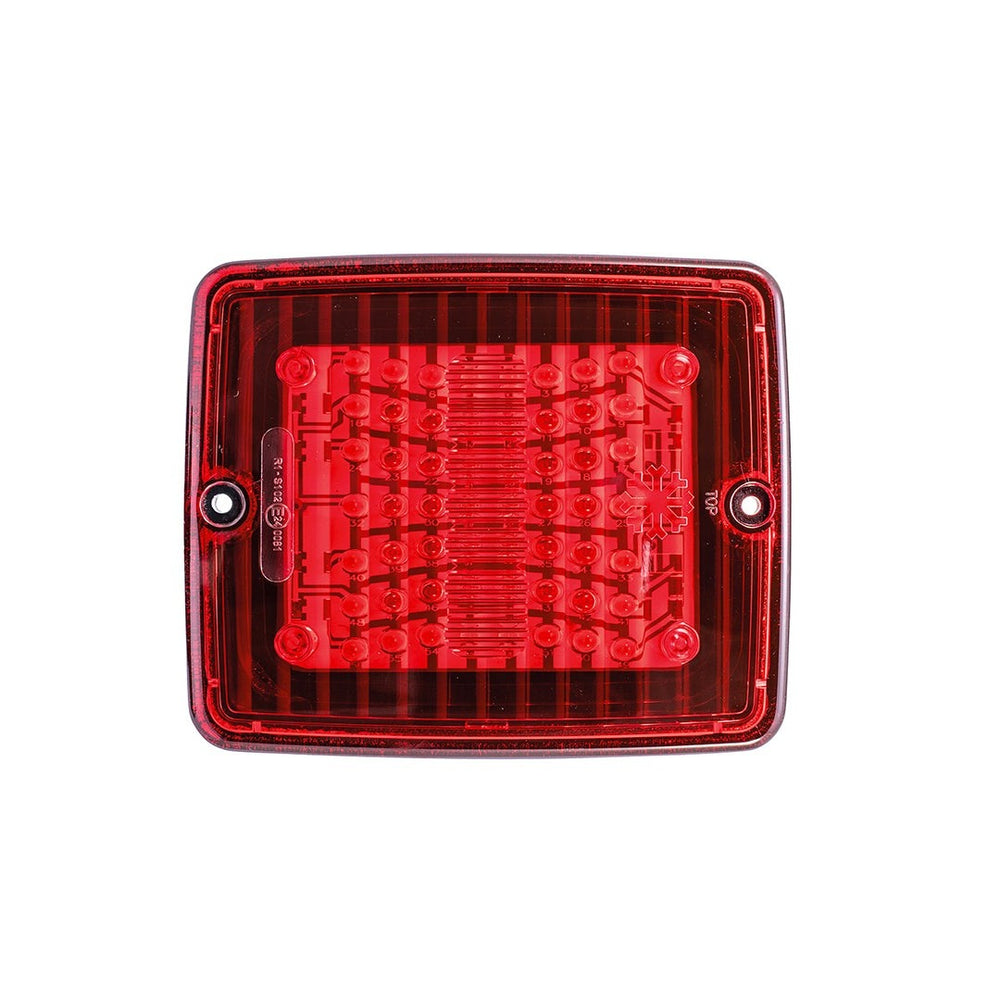 Strands IZE LED Rectangular Tail Light / Brake Light with Red Lens UK ...